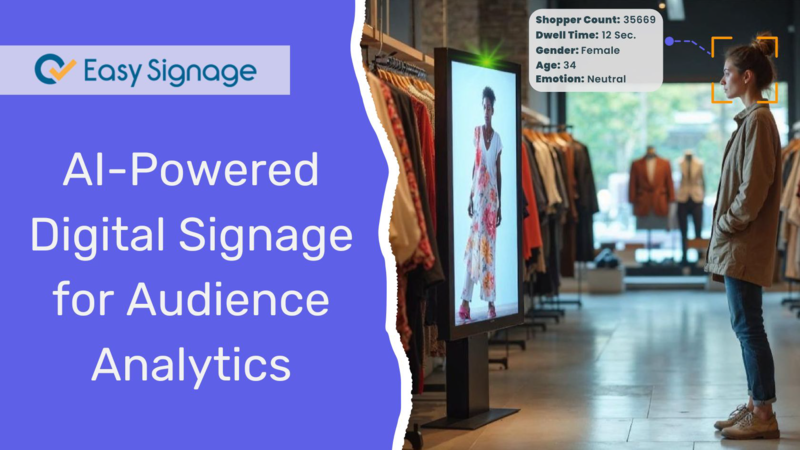 AI-Powered Analytics for Smarter Digital Signage | EasySignage