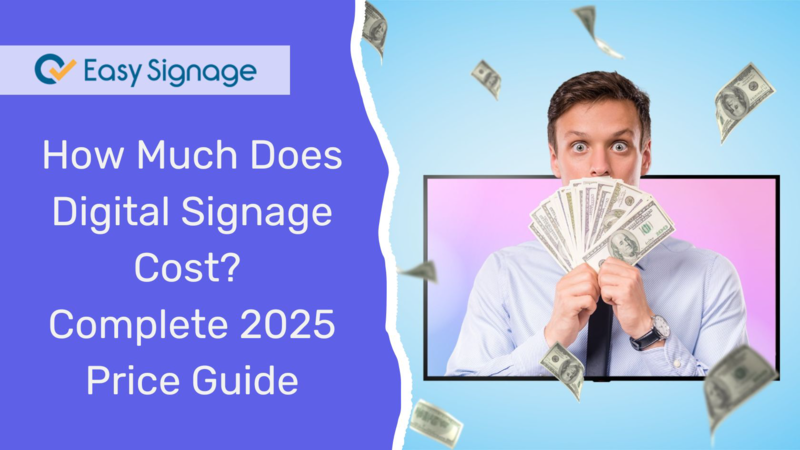 How Much Does Digital Signage Cost? A 2025 Price Guide