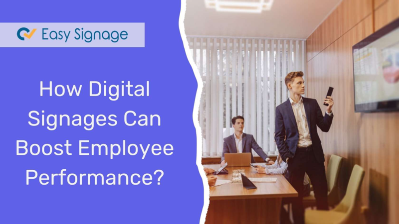 How Can Digital Signage Improve Employee Performance?